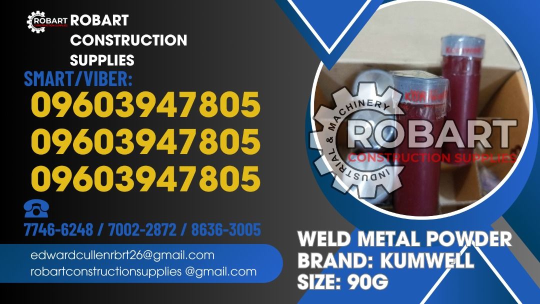 Weld Metal Powder Brand: Kumwell Size: 90g, Commercial & Industrial ...