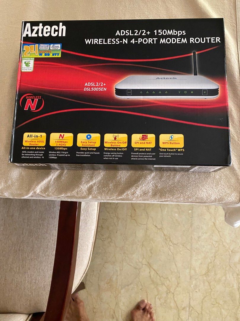 Wi-Fi modem - Aztech, Computers & Tech, Parts & Accessories, Networking ...