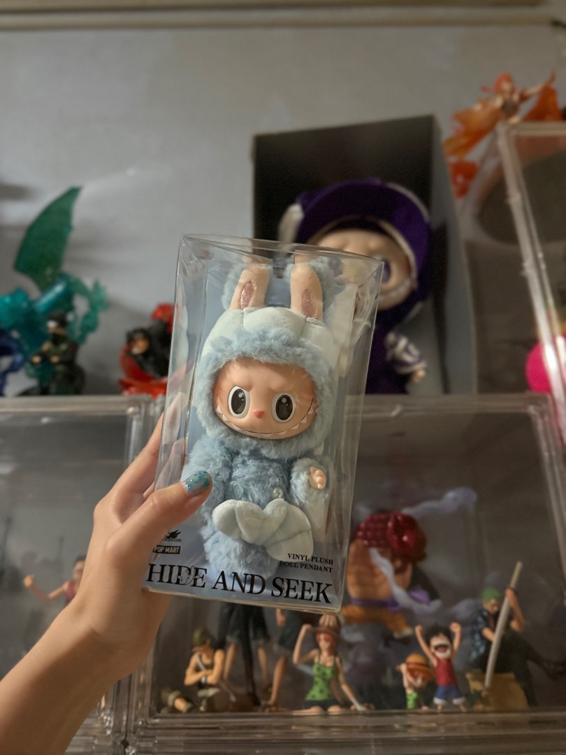 Ready stock merbubu the monster labubu hide and seek plush pendant ...