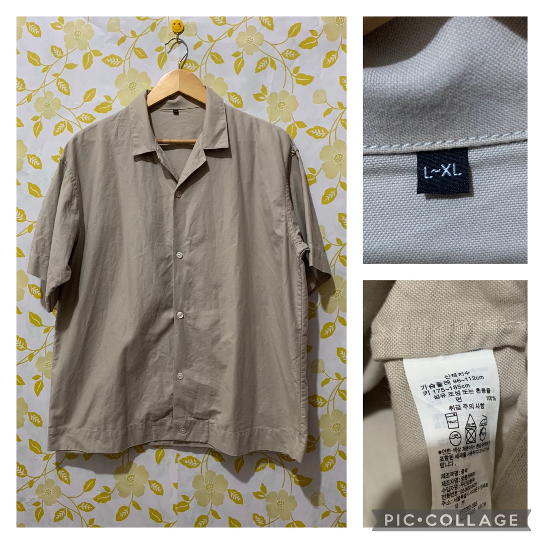 (XL) Muji men's polo/outerwear, Men's Fashion, Tops & Sets, Tshirts & Polo Shirts on Carousell