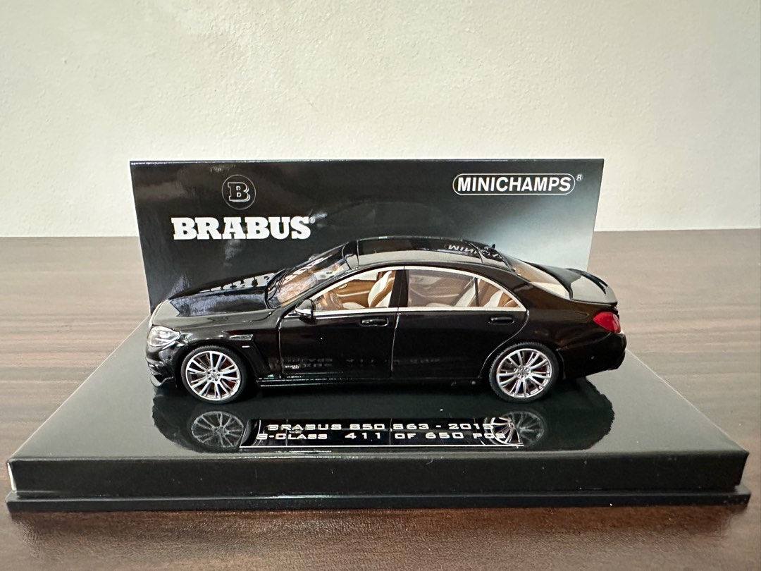 1/43 scale diecast resin car model Minichamps Mercedes Benz S63 AMG ...