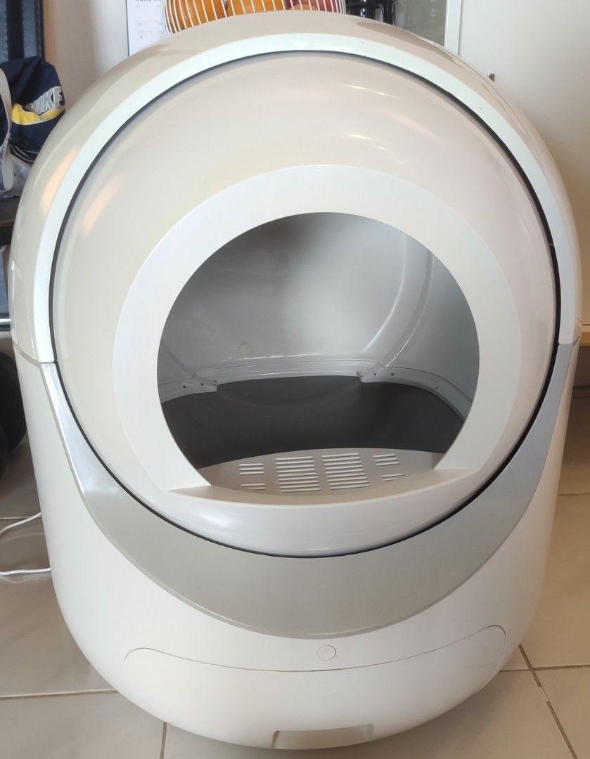 Fully Automatic Litter Box 2024 HMPET (Without App), Pet Supplies ...