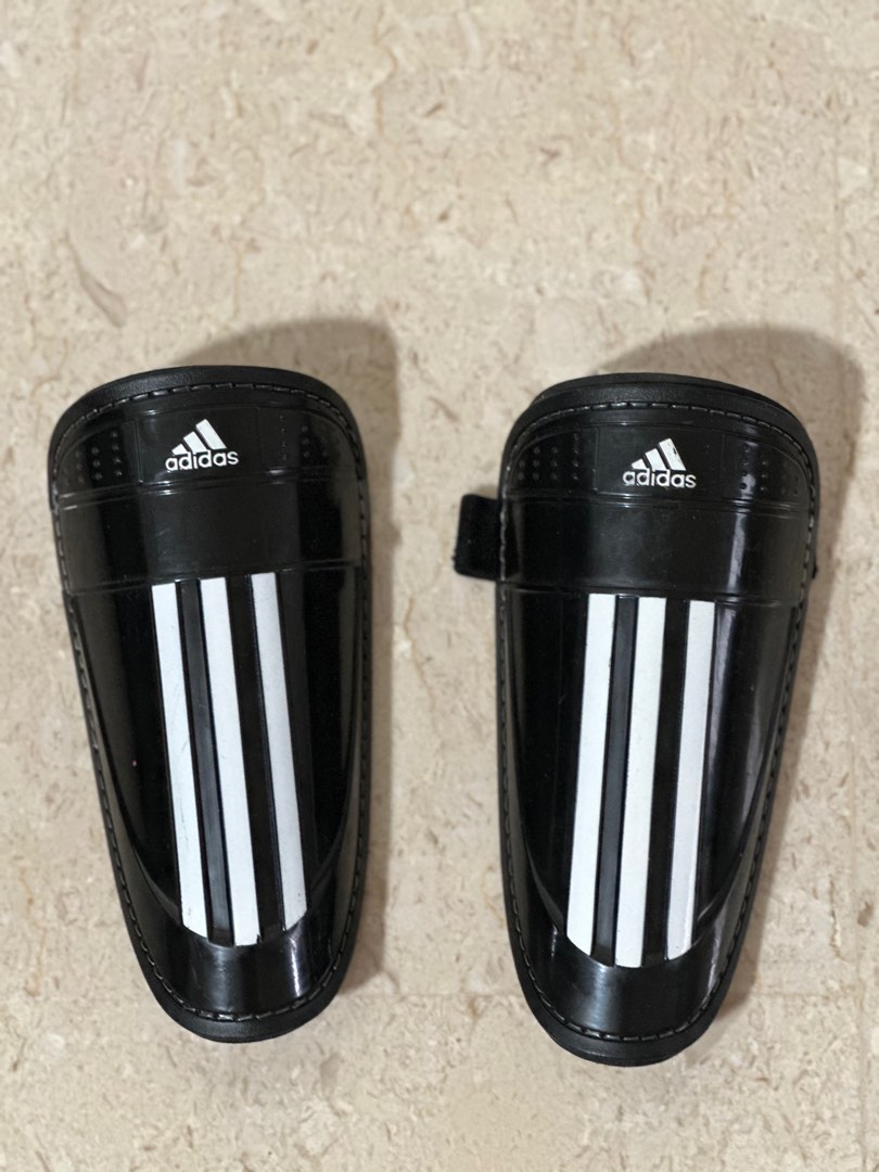 Adidas Shin Guard - Black/White - Football Training Shin Guard, Sports ...