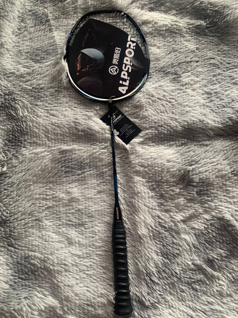 Alpsport Badminton Racket Titanium Smart Zone, Sports Equipment, Sports ...