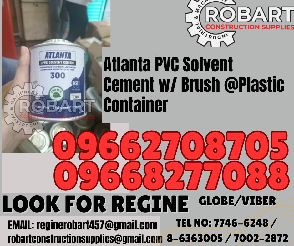 Atlanta PVC Solvent Cement w/ Brush @Plastic Container, Commercial ...