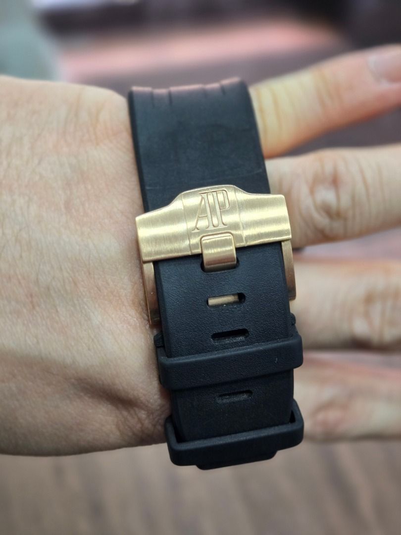 Audemars Piguet Royal Oak Offshore Chronograph Rose Gold 44mm 26401 ...