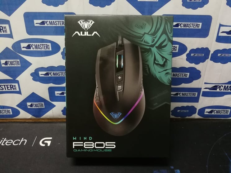AULA Wind F805 RGB Colorful Lighting Gaming Mouse 6 Gear DPI with 7 ...