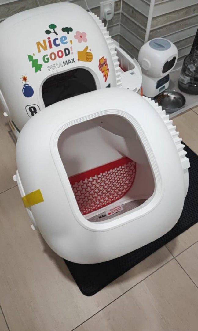 Pet kit pura max auto Automatic bluetooth Cat litterbox, Pet Supplies ...