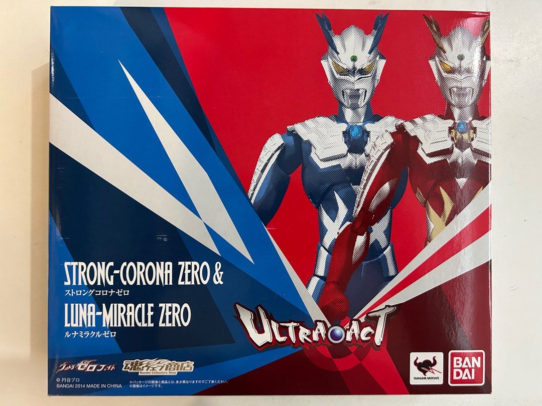 Bandai Ultra-Act ultraman Strong -Corona Zero & Lyna -Miracle Zero Action Figure Rare, Hobbies ...