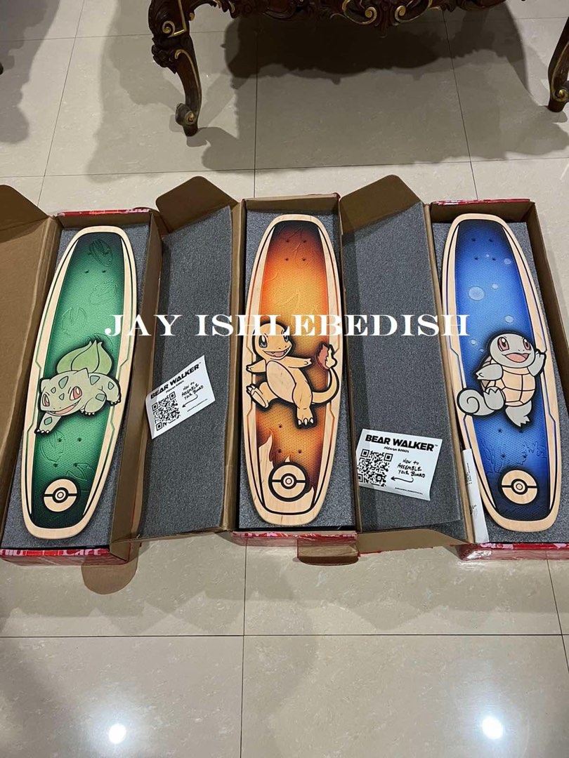 Bearwalker x Pokemon Skateboard Decks, Sports Equipment, Sports & Games ...