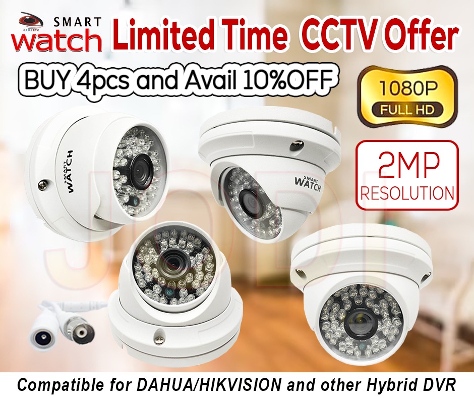 Bundle Promo: 10%OFF 2MP SMARTWATCH FULL 1080p CCTV Camera, Furniture ...