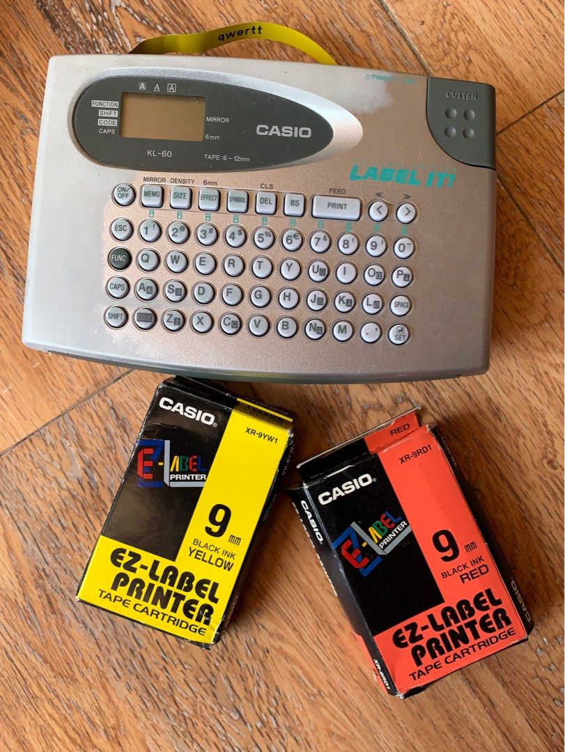Casio Label It! EZ Label Printer (Model KL-60), Computers & Tech ...