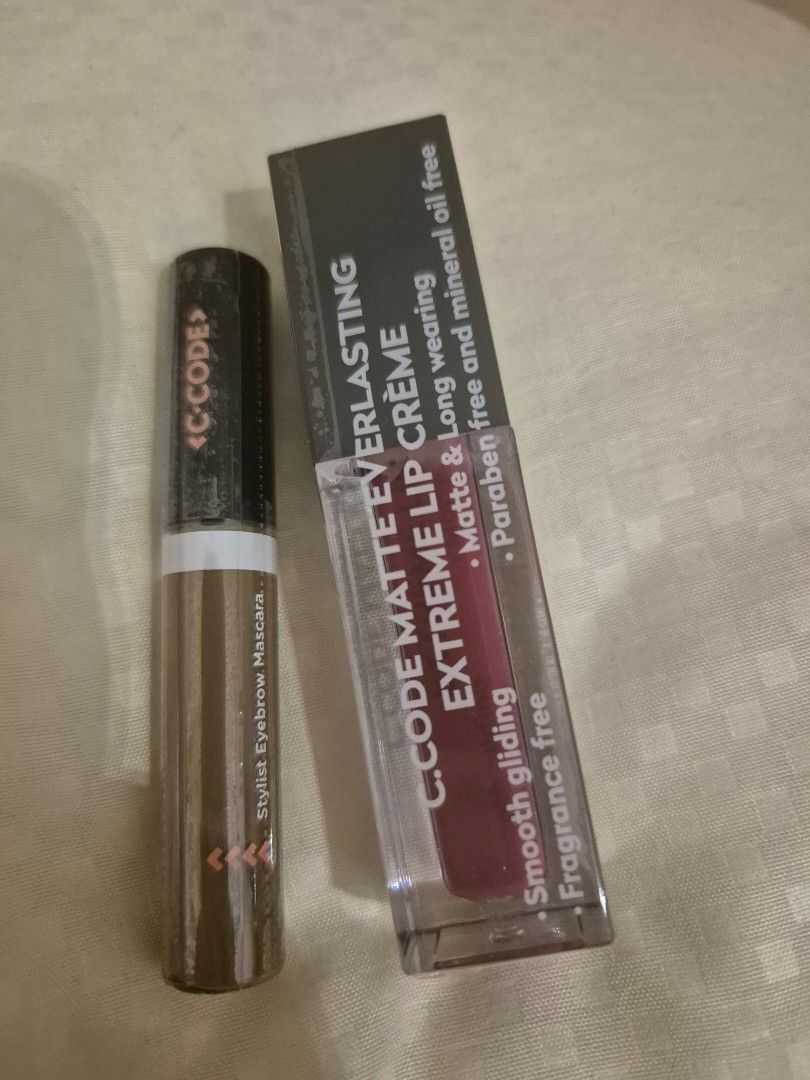 C.code mascara and lipstick, Beauty & Personal Care, Face, Makeup on ...