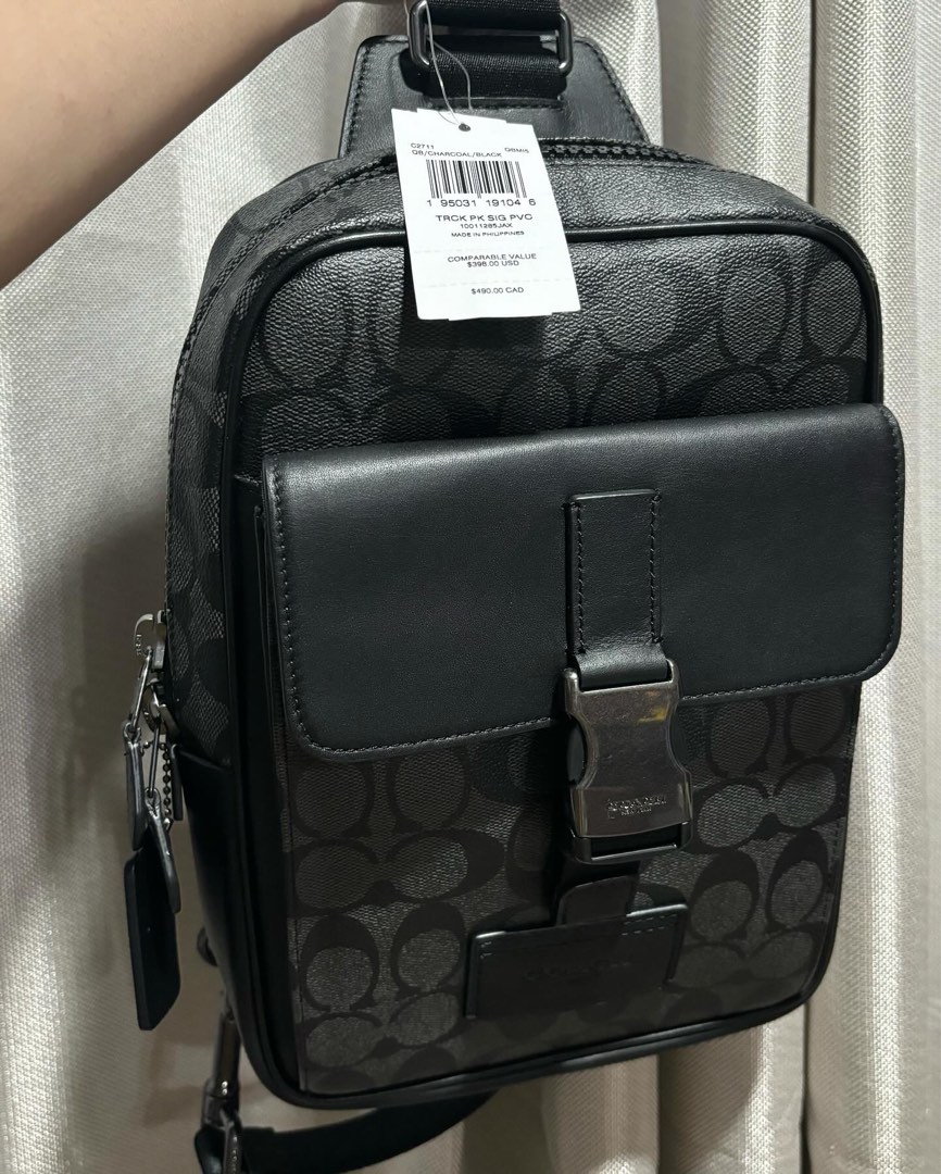 COACH TRACK PACK, Men's Fashion, Bags, Sling Bags on Carousell