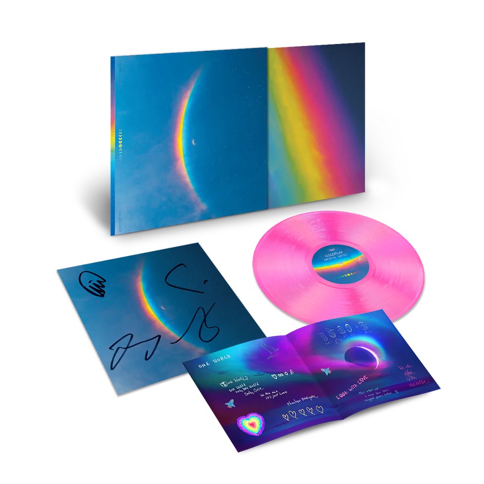 COLDPLAY Signed Moon Music Vinyl, Hobbies & Toys, Music & Media, CDs ...