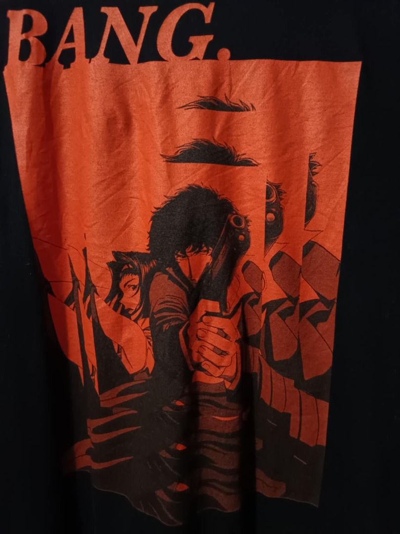 Cowboy Bebop Mens T-Shirt -Spike Classic Bang Box, Men's Fashion, Tops ...