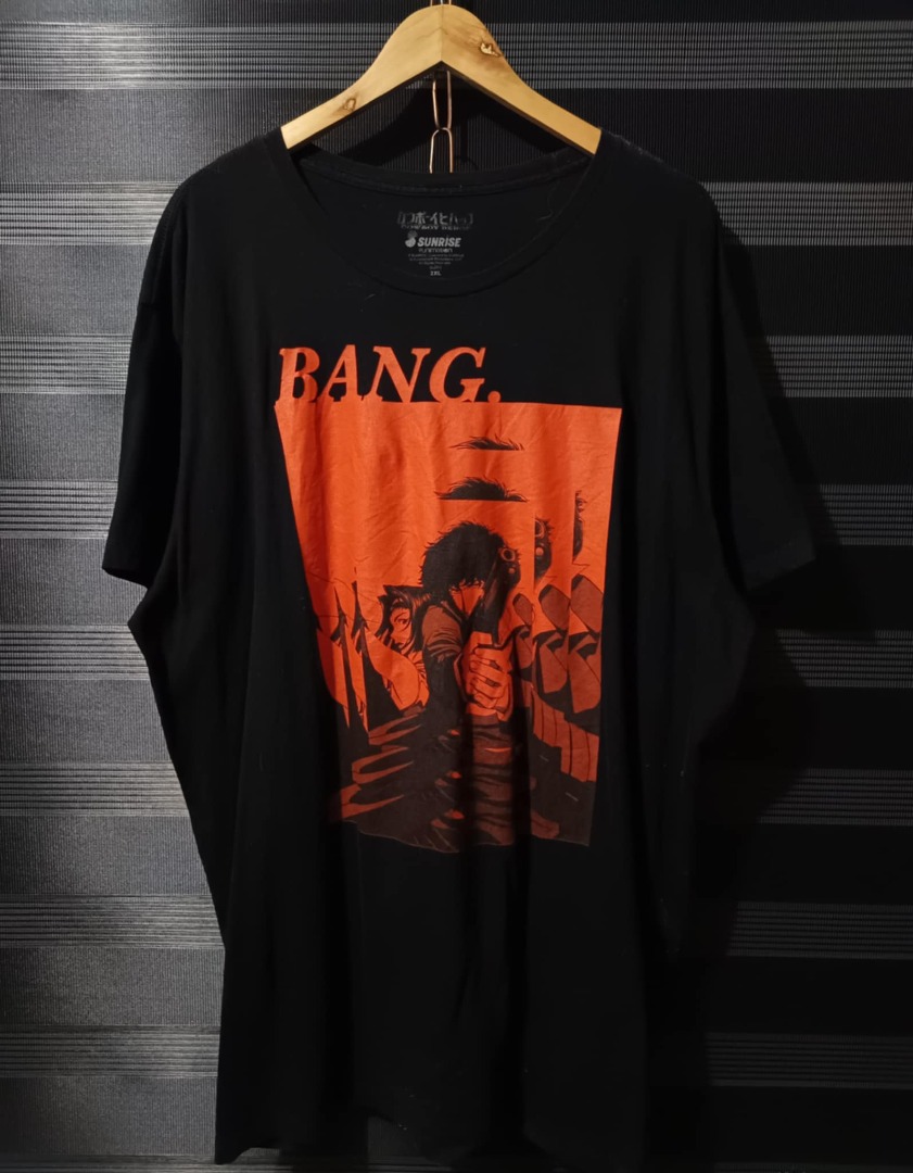 Cowboy Bebop Mens T-Shirt -Spike Classic Bang Box, Men's Fashion, Tops ...
