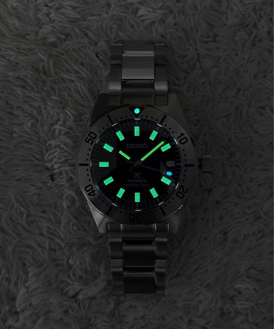 Custom Seiko Mod 40mm Black 62Mas Re-Issue Premium Automatic Watch, Men ...