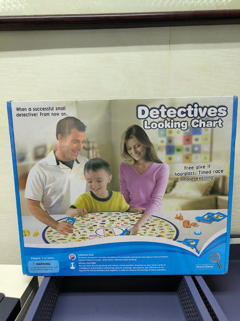 Detectives Looking Chart, 興趣及遊戲, 玩具 & 遊戲類 - Carousell