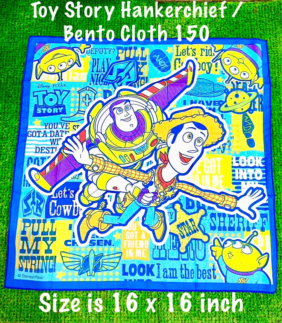 Disney Toy Story Handkerchief / Lunch Cloth, Hobbies & Toys, Toys ...