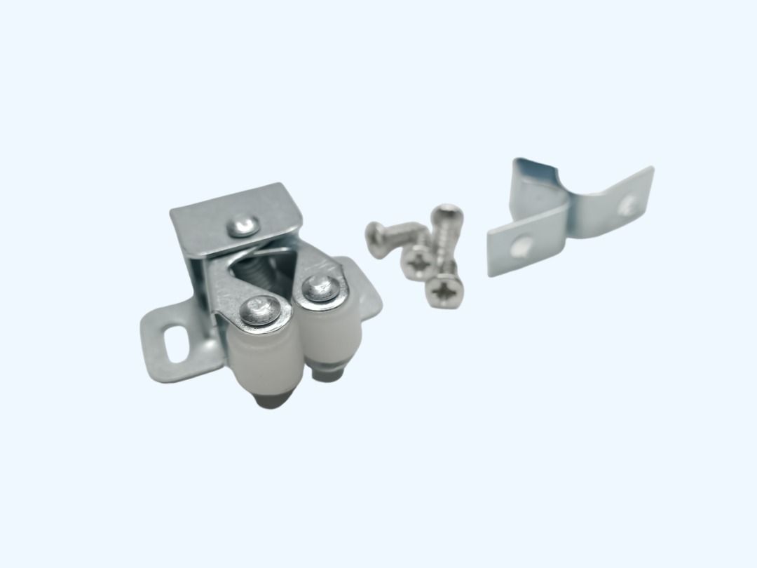 DOUBLE ROLLER SPRING CATCH DOOR BALL CATCH CABINET LATCHES SILVER, BEST ...