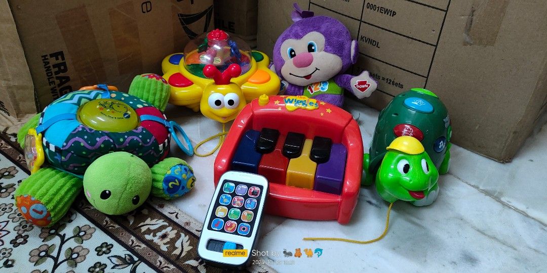 Educational Toys Vtech Turtle, Fisher Price Monkey, The Wiggles Piano ...