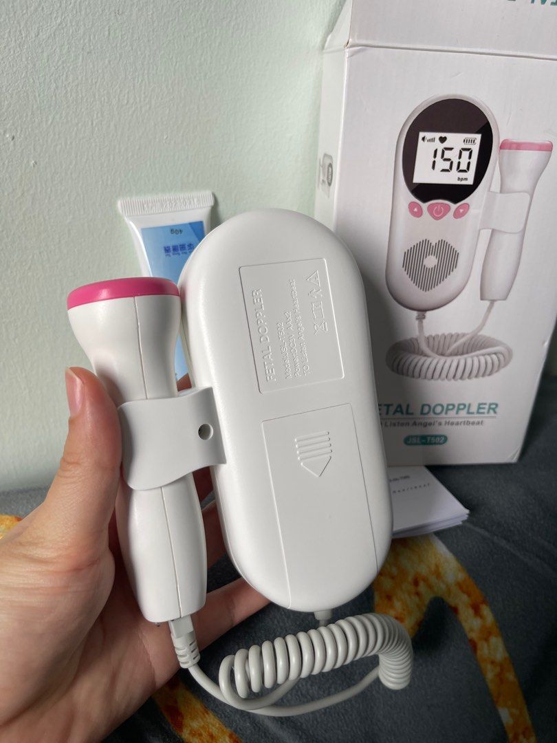 Fetal Doppler with gel & original box in good condition, Babies & Kids ...
