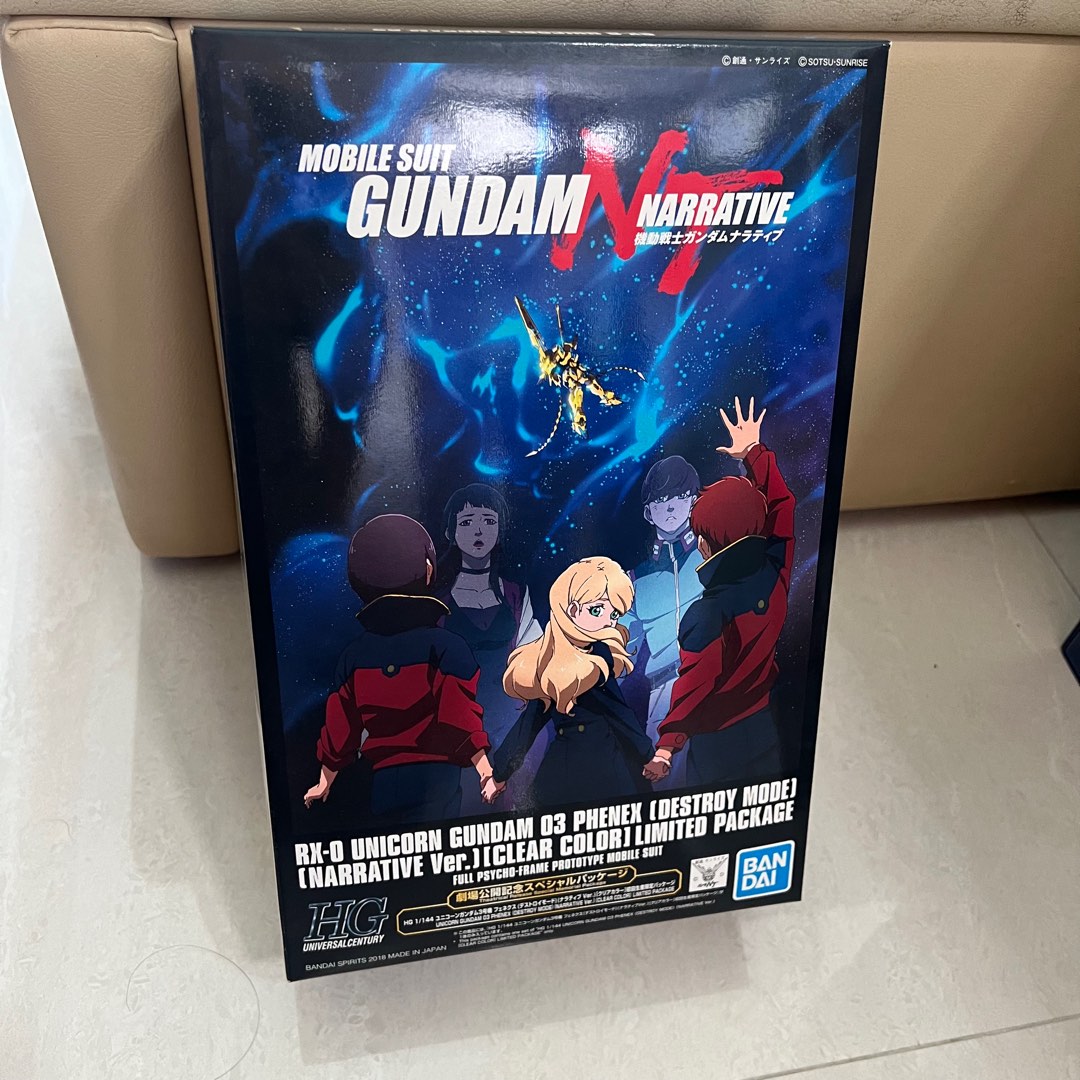 ‼️FREE DELIVERT‼️ HG Gundam Phenex 1/144 (Clear Color), Hobbies & Toys, Toys & Games on Carousell