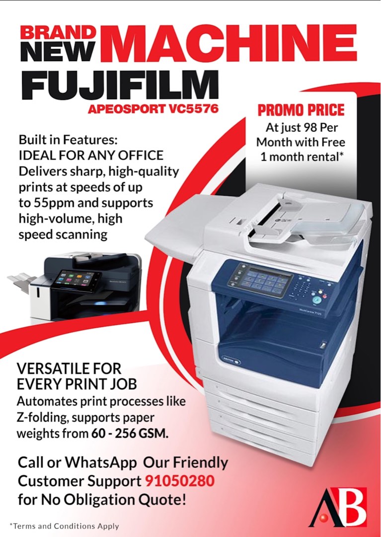 Fujifilm Best Photocopier Rental Rate - Rental- Lease Printer ...