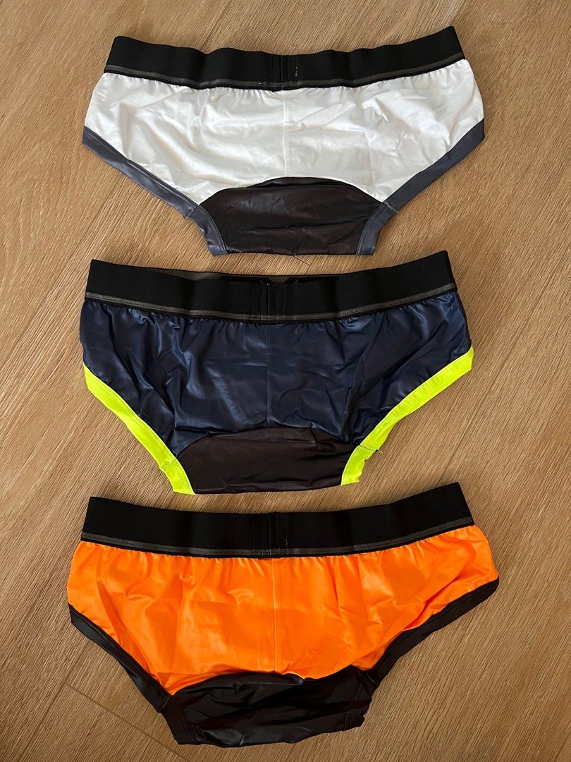 GX3 Men Gloss Neon Brief, Men's Fashion, Bottoms, New Underwear on ...