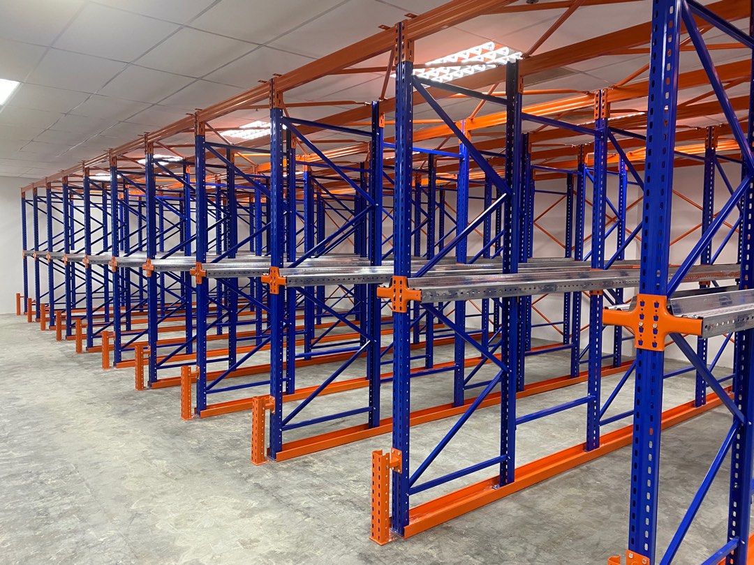 Heavy Duty Drive in Pallet Rack Drive Through Pallet Racking, Furniture ...