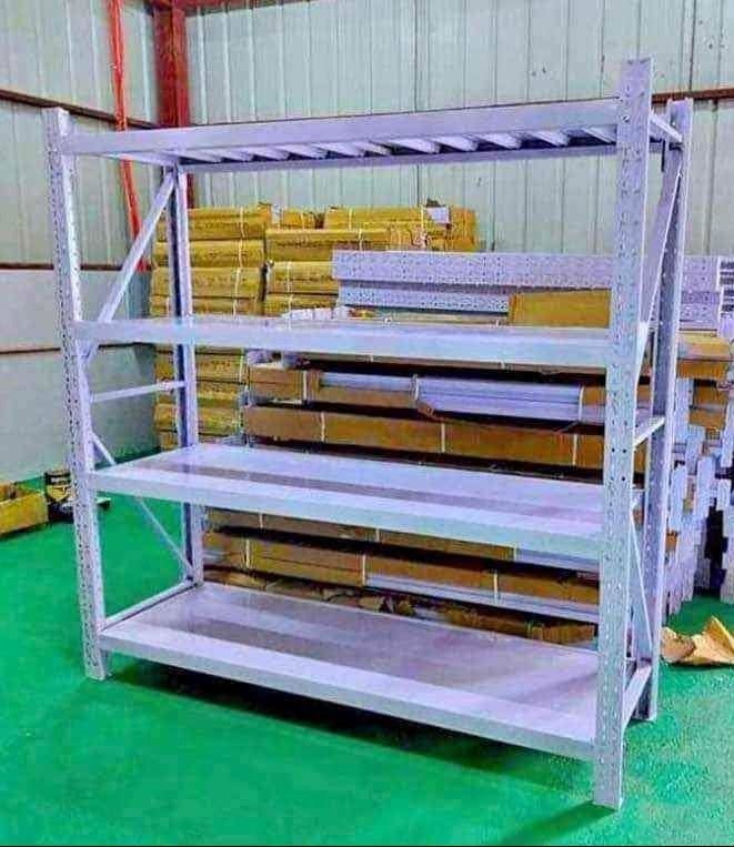 Heavy Duty Full Metal Storage Rack (4 Layers/White), Commercial ...