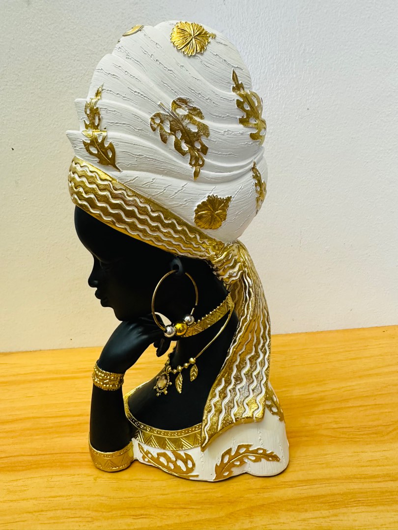 Home box white and gold rural bride table top display, Furniture & Home Living, Home Decor ...