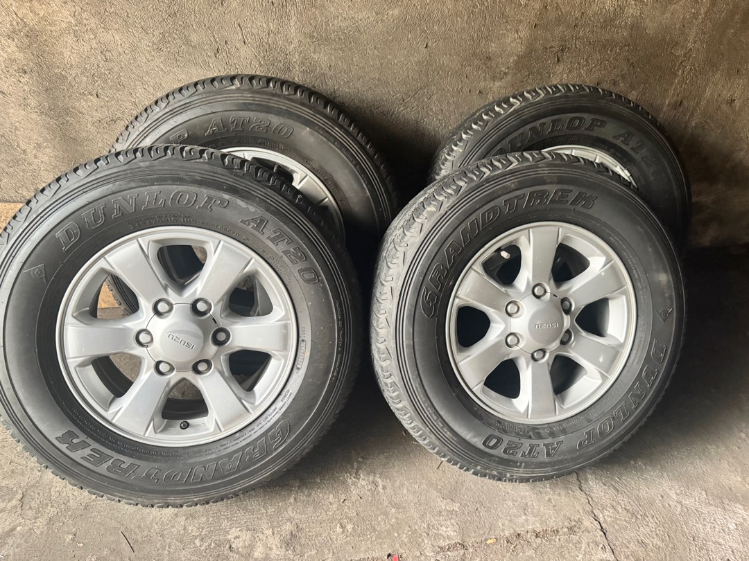 Isuzu MUX mags and tires, Car Parts & Accessories, Mags and Tires on ...