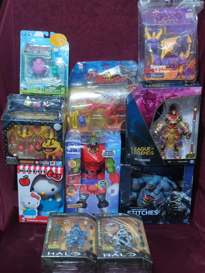 Jazwares Adventure Time Lumpy Brad SHF Pac-Man Sanrio Hello Kitty ...