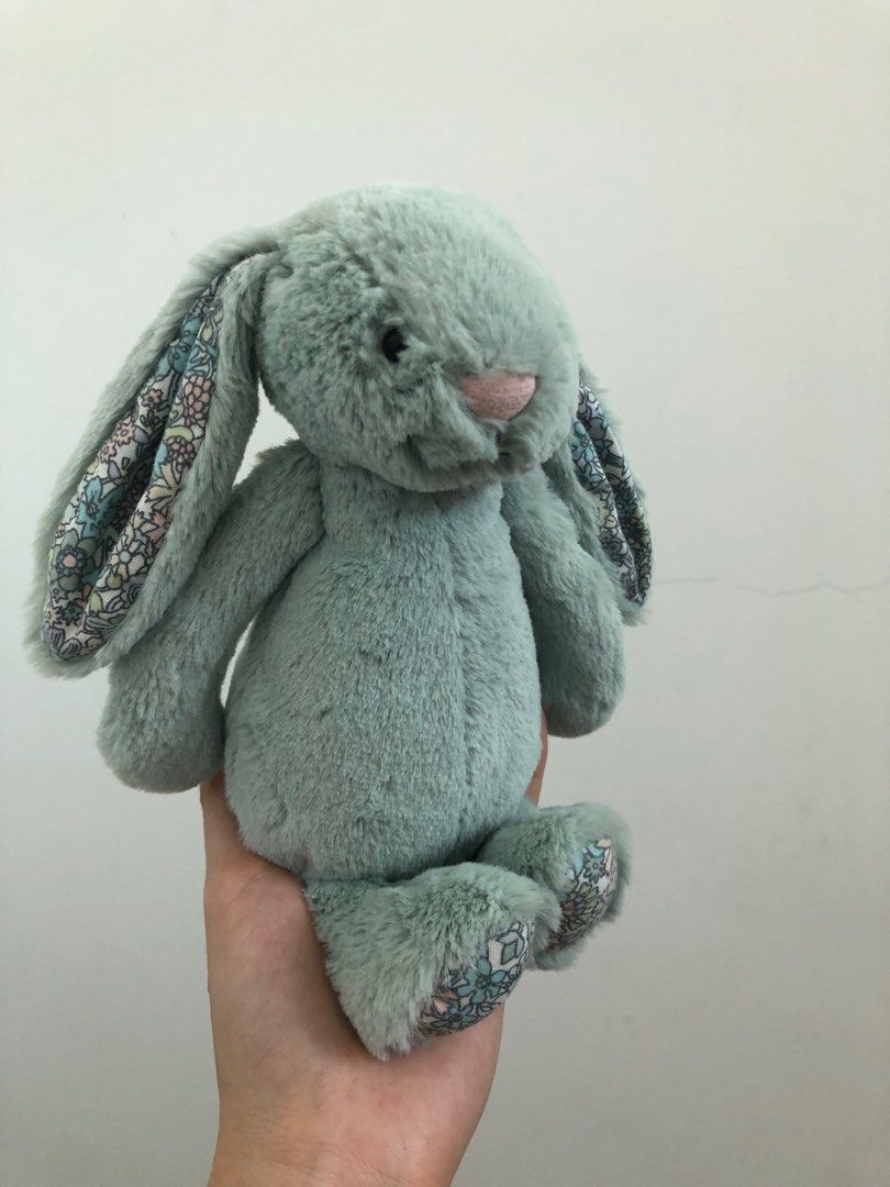 Jellycat small 18cm blossom sage bunny, Announcements on Carousell