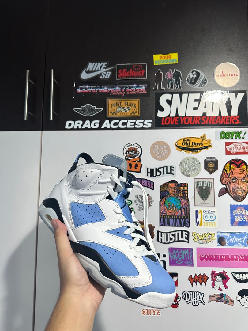 Jordan 6 University Blue, Men's Fashion, Footwear, Sneakers on Carousell