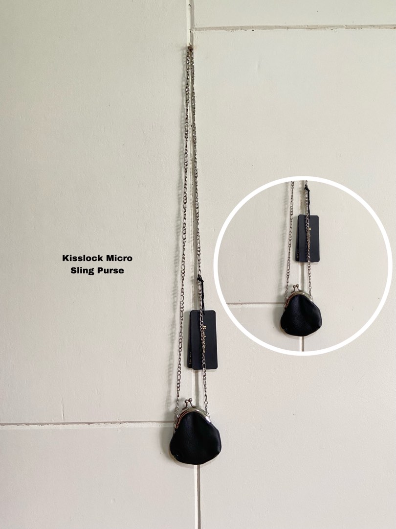 Kisslock Micro / Mini Sling Bag Purse, Women's Fashion, Bags & Wallets ...