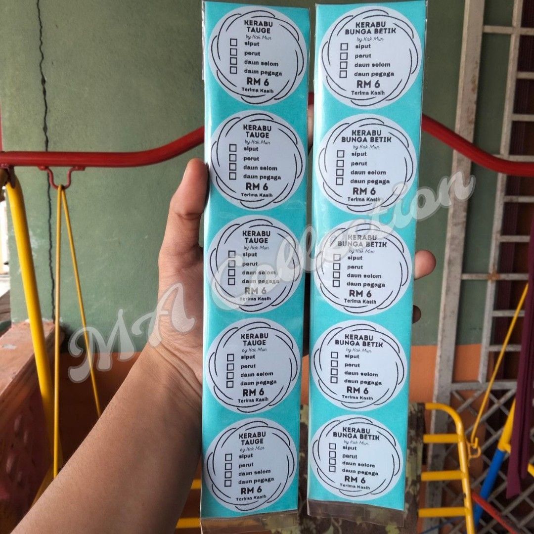 LABEL / VENDOR STICKER (circle), Hobbies & Toys, Stationery & Craft ...
