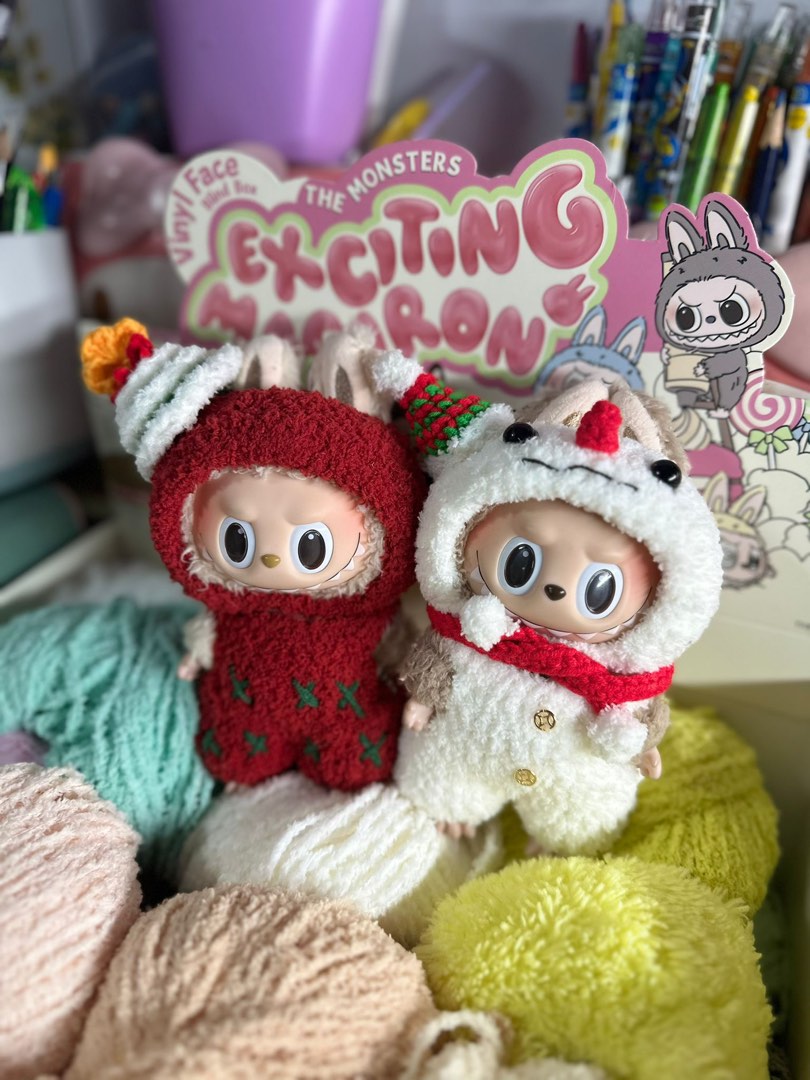 Labubu snowman and Christmas tree, Hobbies & Toys, Stationery & Craft ...