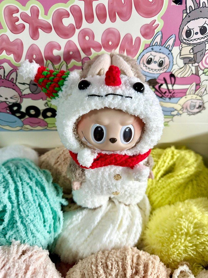 Labubu snowman and Christmas tree, Hobbies & Toys, Stationery & Craft ...