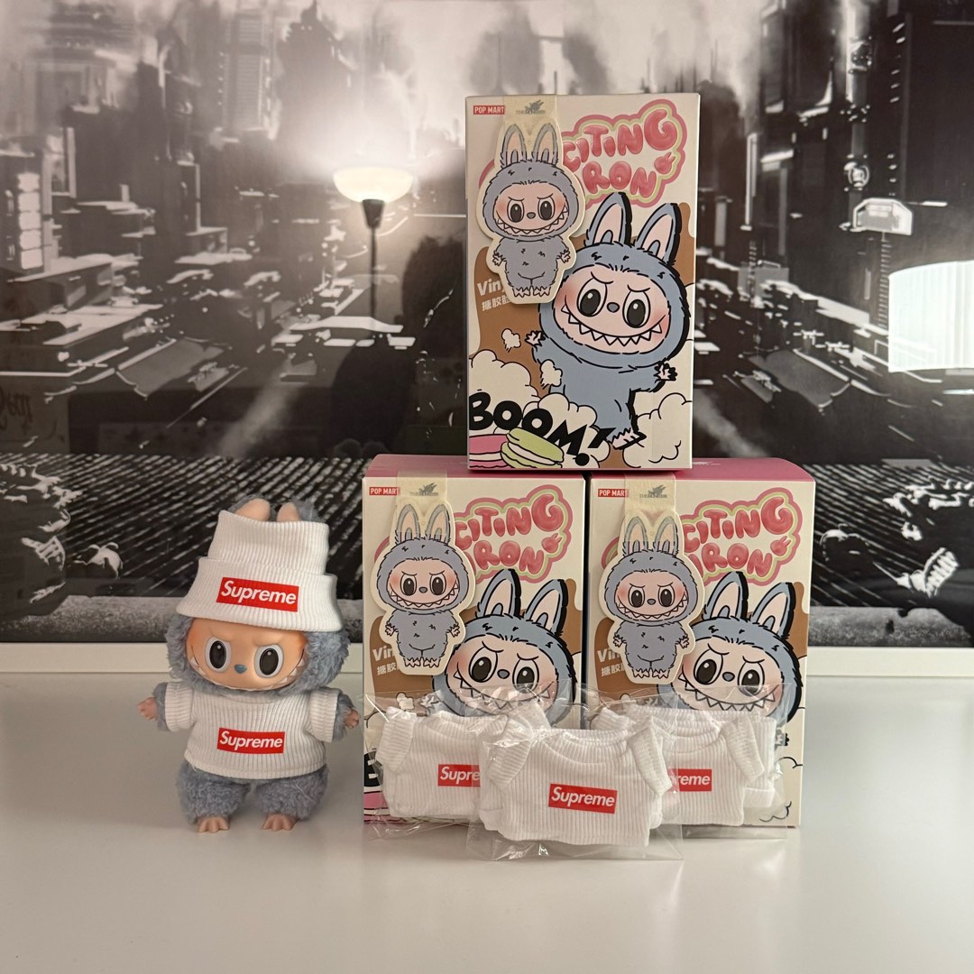 LABUBU SUPREME SHIRT AND BEANIE, Hobbies & Toys, Toys & Games on Carousell