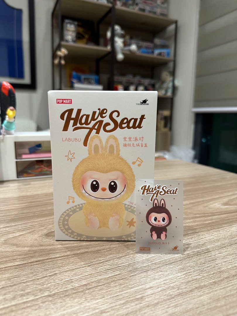 Labubu V2 Have A Seat Secret Duoduo, Hobbies & Toys, Toys & Games on ...