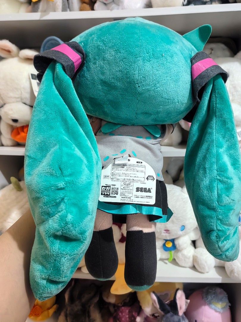 Large Hatsune Miku Nesoberi Plushie Stuff Toy, Hobbies & Toys, Toys ...