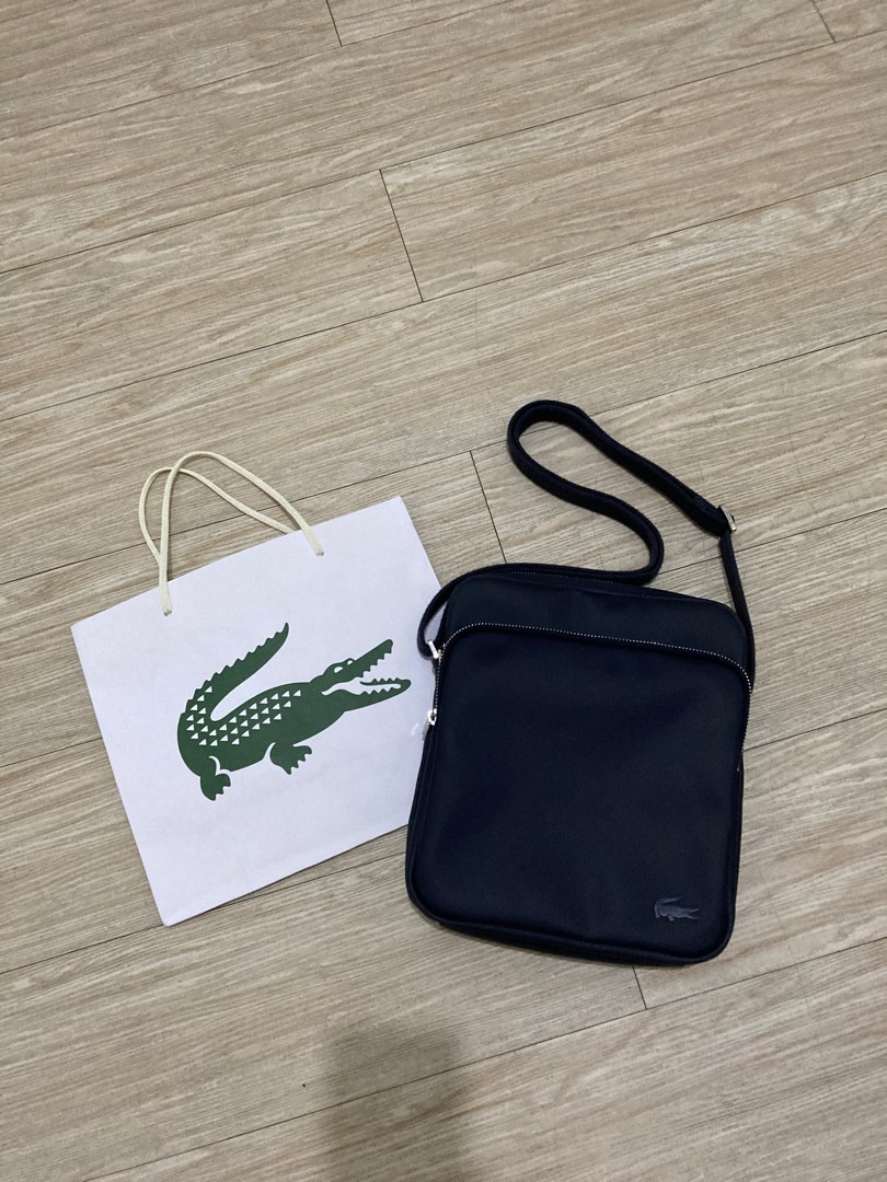 Legit iconic blue bag with HD metal logo, Men's Fashion, Bags, Sling ...
