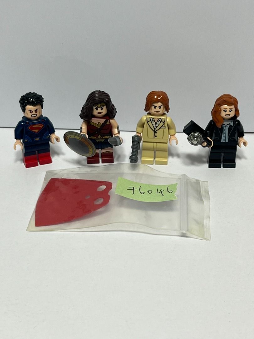 Lego 76044 76045 76046 76053 Batman Superman Wonder Woman Lex Luthor ...
