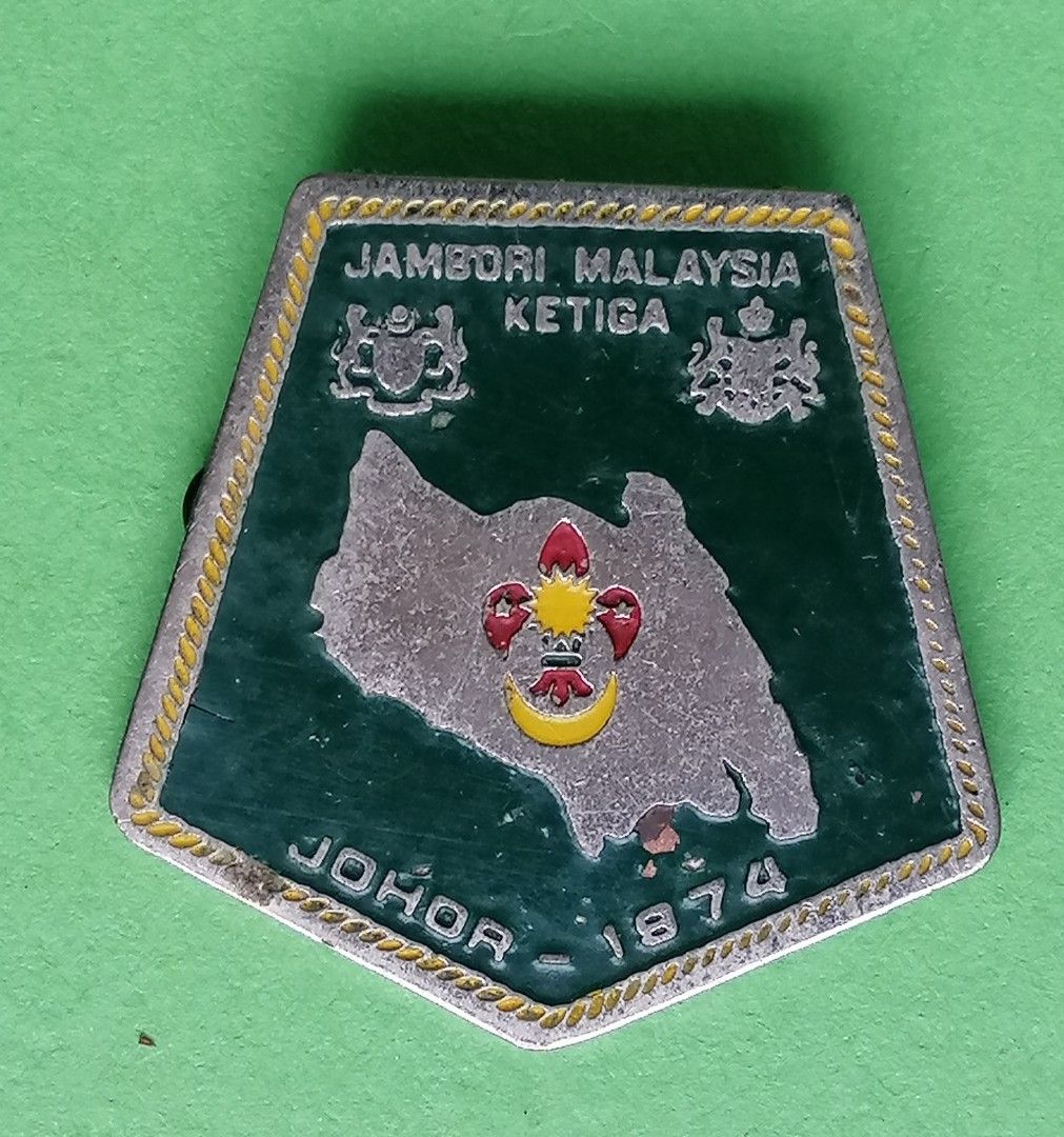 LENCANA BESI VINTAGE JAMBORI MALAYSIA KETIGA JOHOR 1874, Furniture ...
