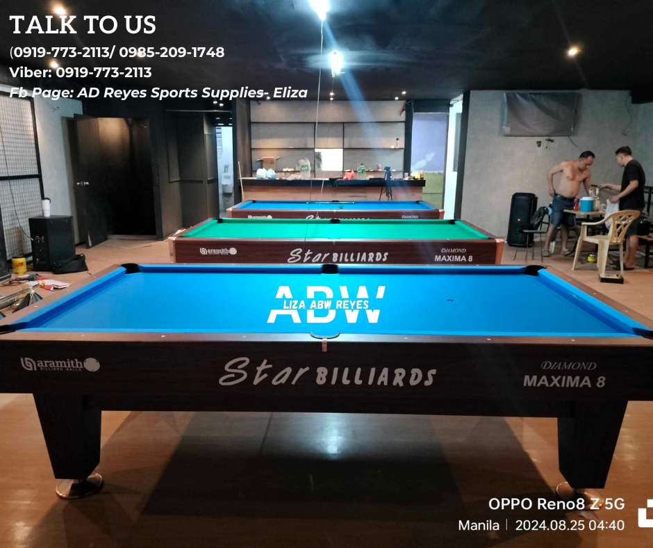 MAXIMA 8 BILLIARD TABLE, Sports Equipment, Sports & Games, Billiards ...