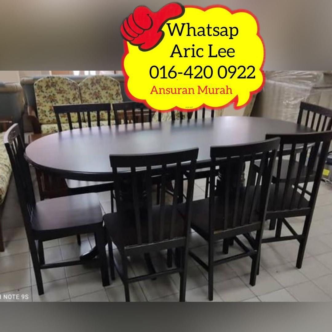 Meja Makan Ansuran Kedai, Furniture & Home Living, Furniture, Tables ...