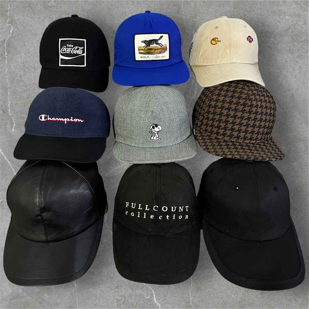 Mix branded cap hat CA4LA FULLCOUNT BACKLASH CHAMPION SHIPS VANS SNOOPY ...